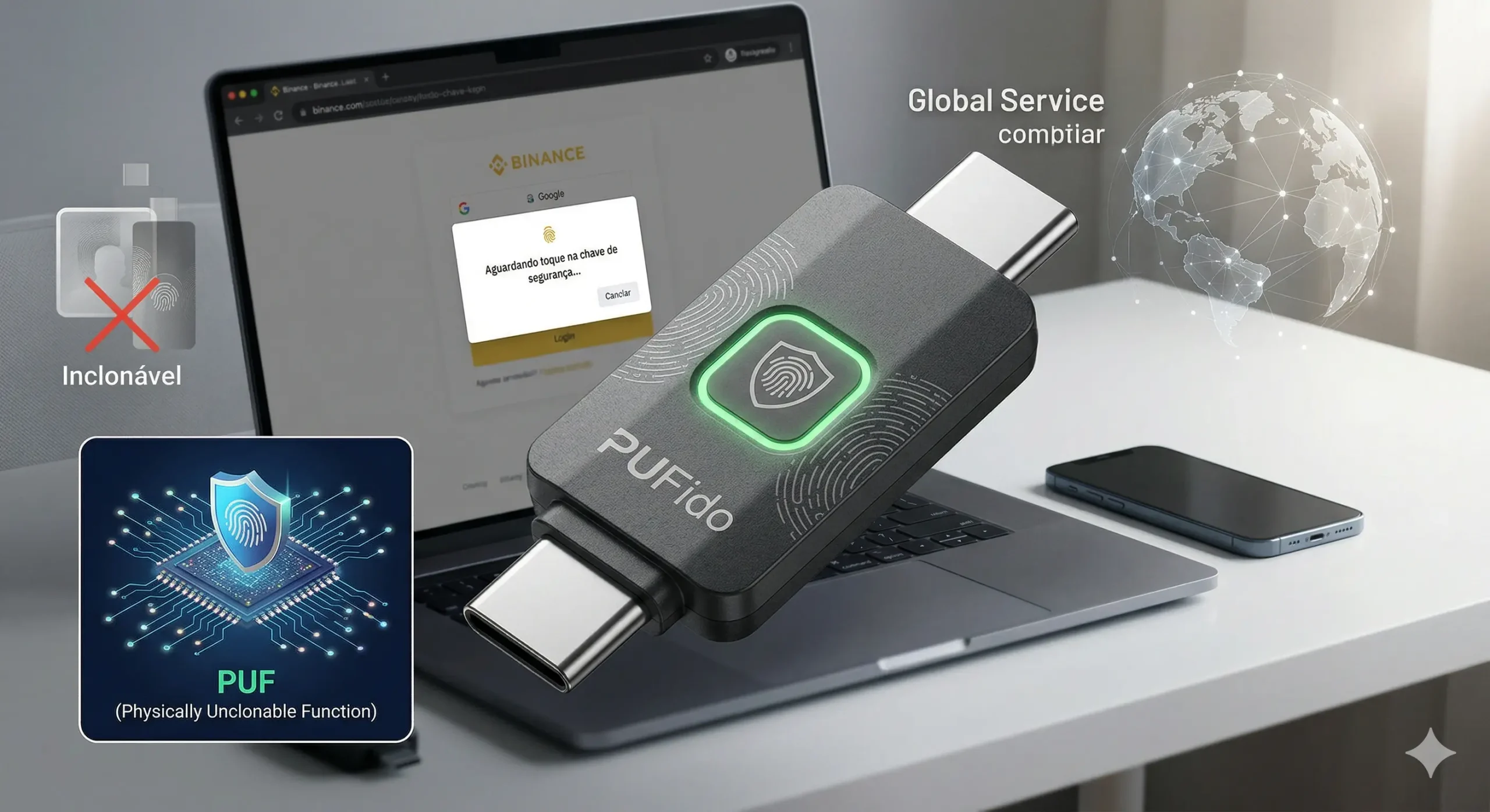 PUFido Clife Key: A Primeira Chave de Segurança FIDO2 Inclonável do ...